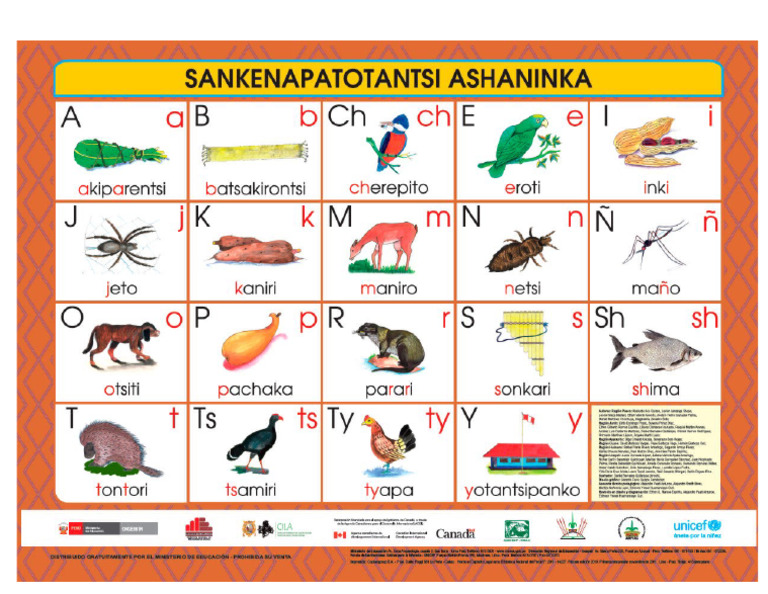 Alfabeto Ashaninka | PDF