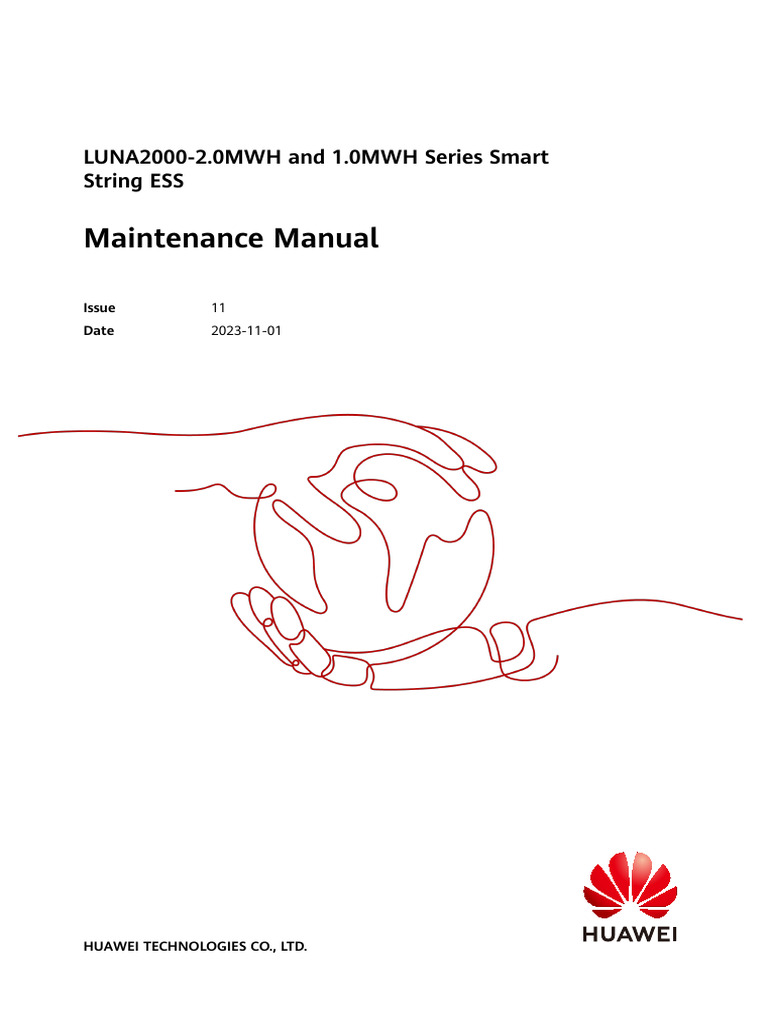 06 - LUNA2000-2.0MWH and 1.0MWH Series Smart String ESS Maintenance | PDF