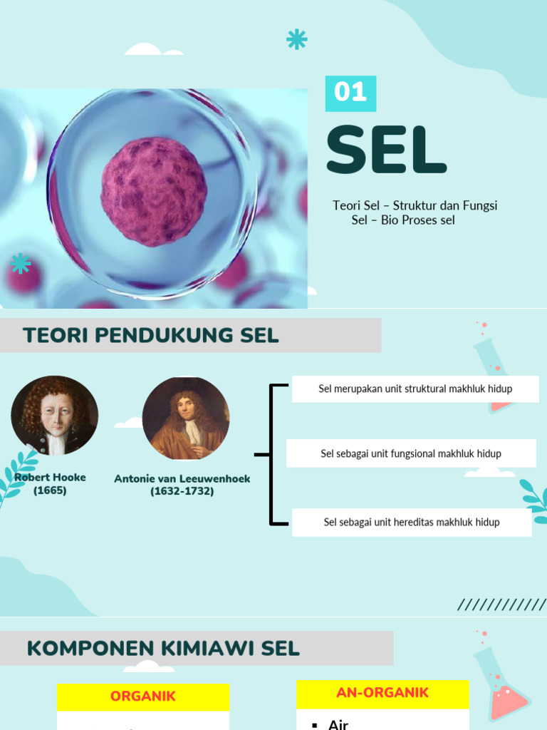 Teori Sel Struktur Dan Fungsi Sel Bio Proses Sel | PDF