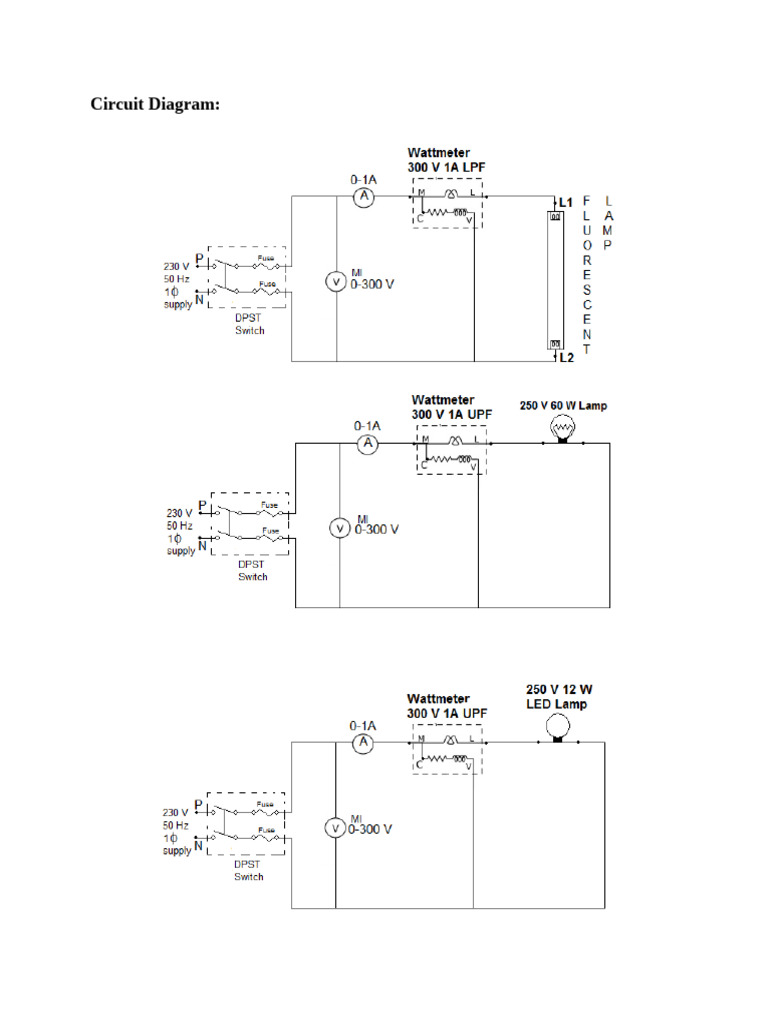 Measurement of Power and Power Factor | PDF