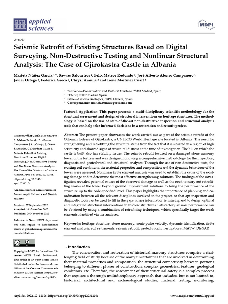 Seismic Retrofit Of Existing Structures Based On D Pdf