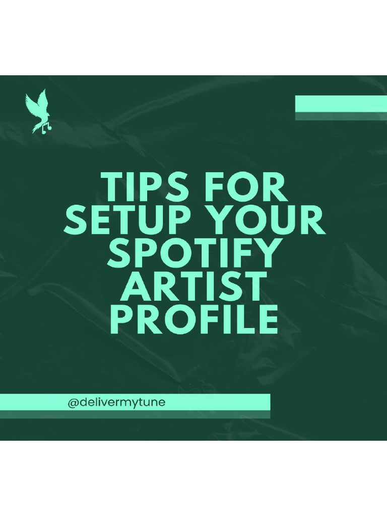 Tips For Setup Your Spotify Artist Profile | PDF