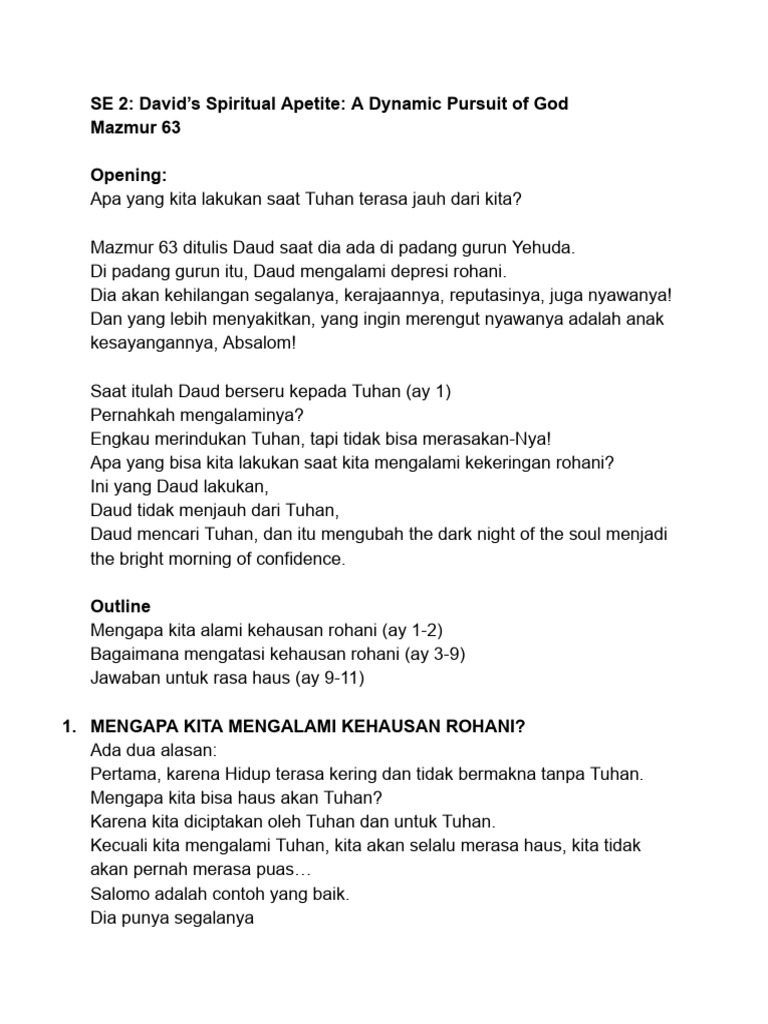 Outline SE 2 (MZM 63) Kak Rico | PDF