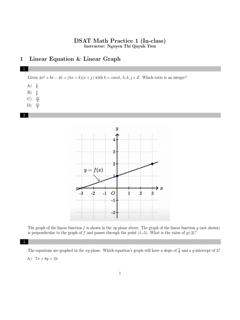 (InClass) Practice Question | PDF