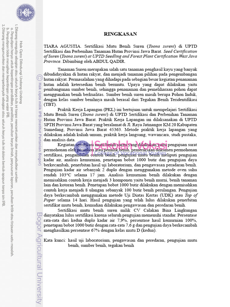 Ringkasan Tugas Akhir | PDF