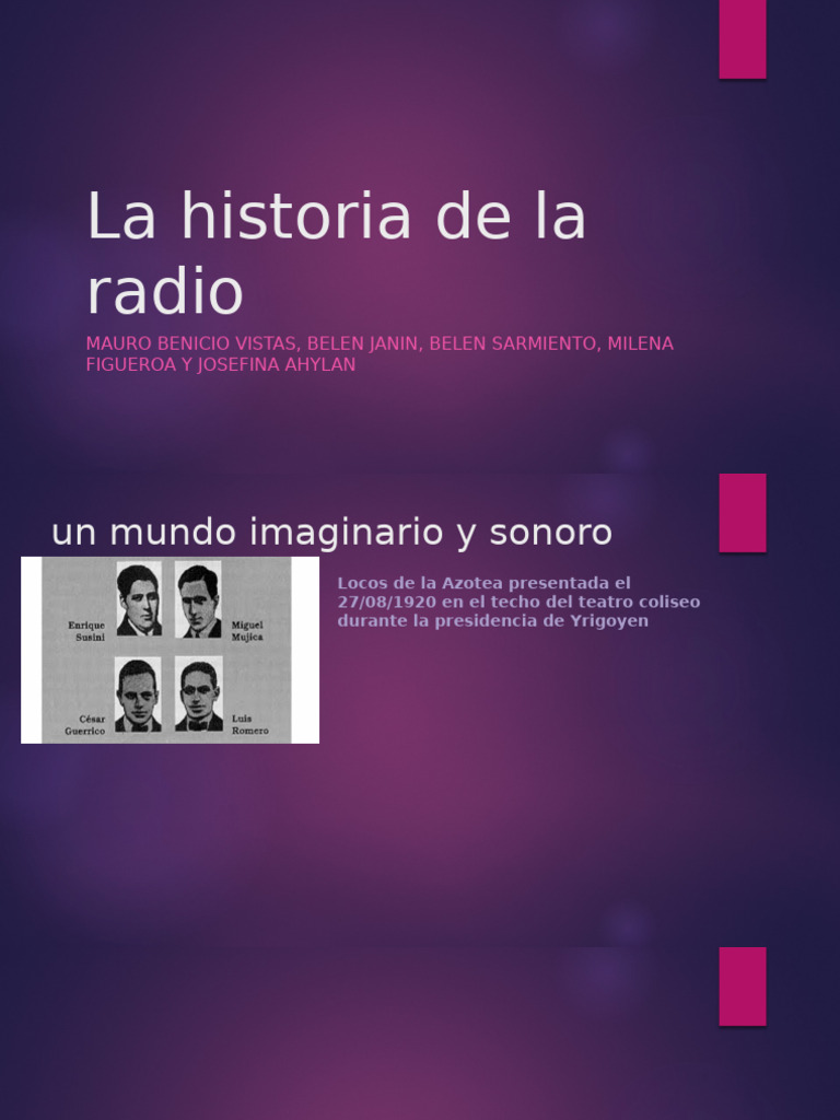 La Historia de La Radio | PDF