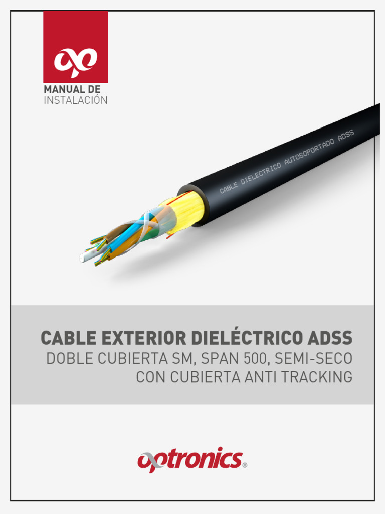 05 Manual Cable Exterior ADSS | PDF