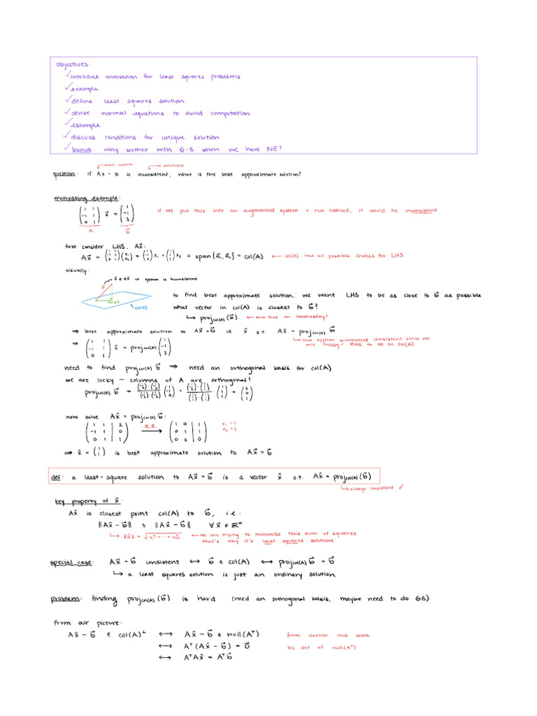 21. least-squares problems | PDF