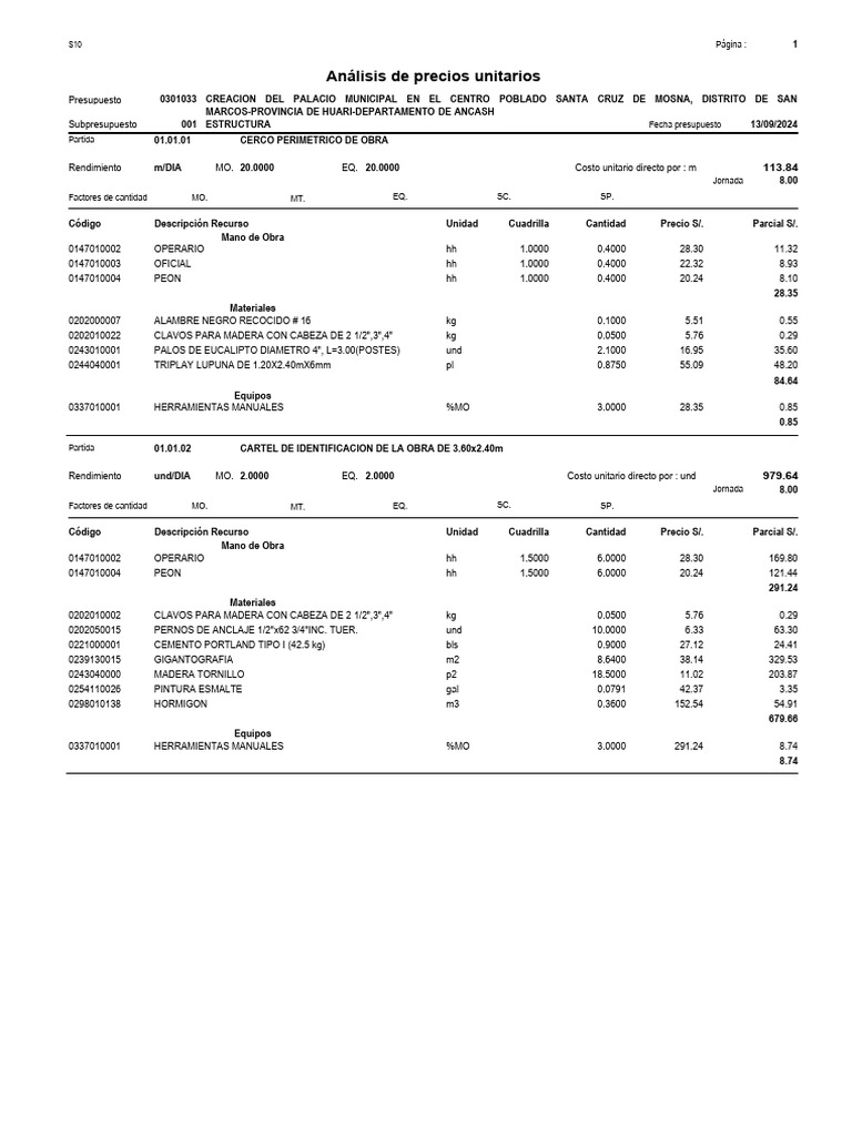 acu estructuras | PDF