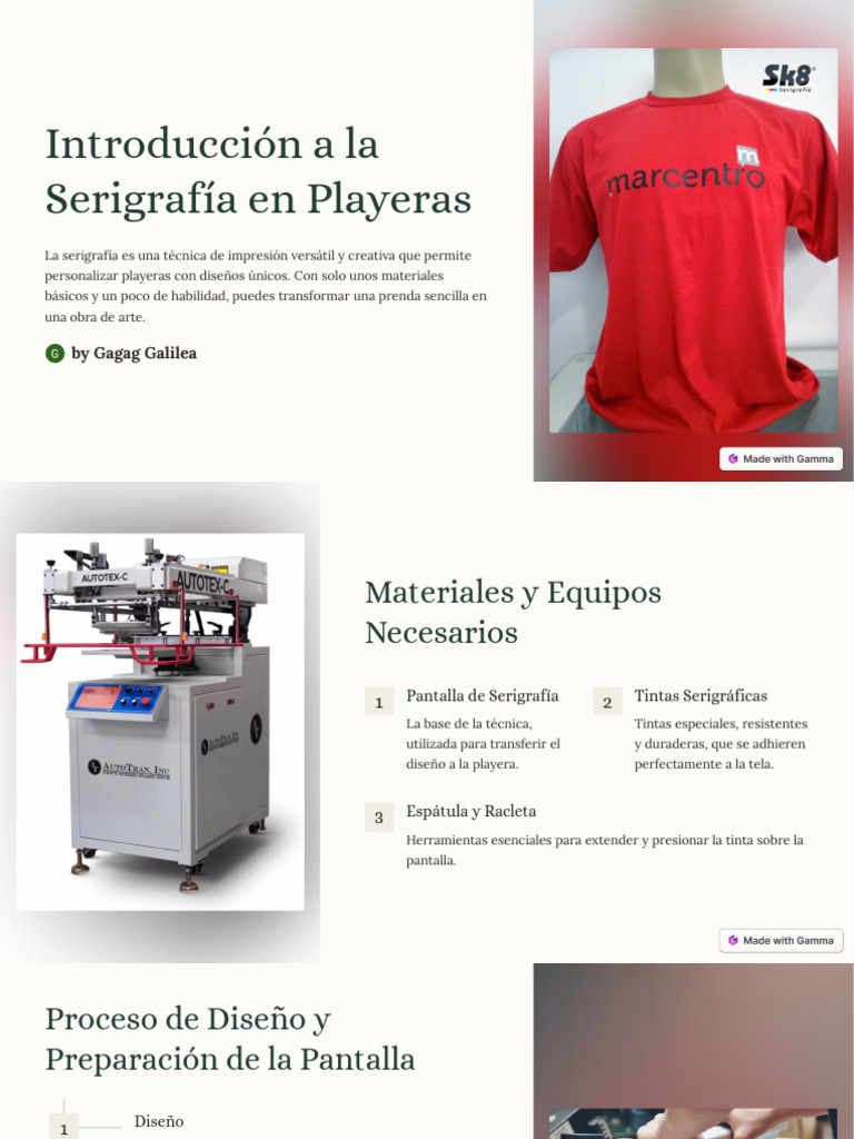 Introduccion a La Serigrafia en Playeras | PDF