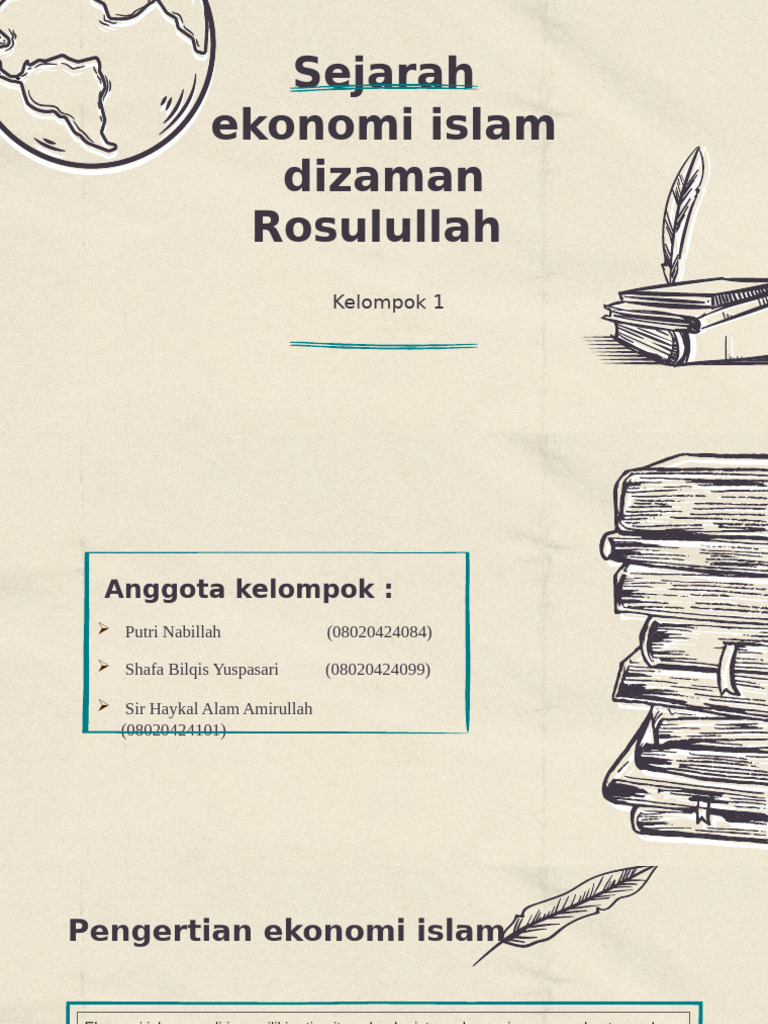 Kel 1 Spei Ekonomi Syariah 1D | PDF | Abrahamic Religions | Islamic Jurisprudence