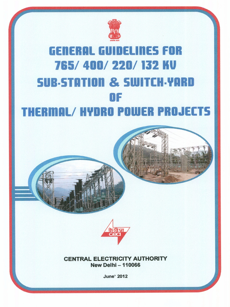 Switch Yard Substation Book 1 | PDF