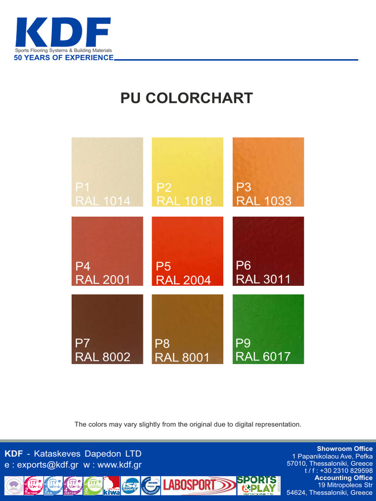 KDF PU COLORCHART RAL | PDF