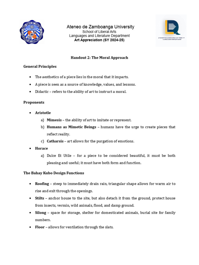 Handout 2 - ArtApp | PDF