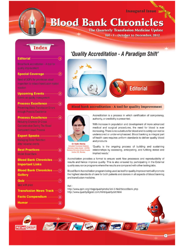 Blood Bank Chronicles | PDF