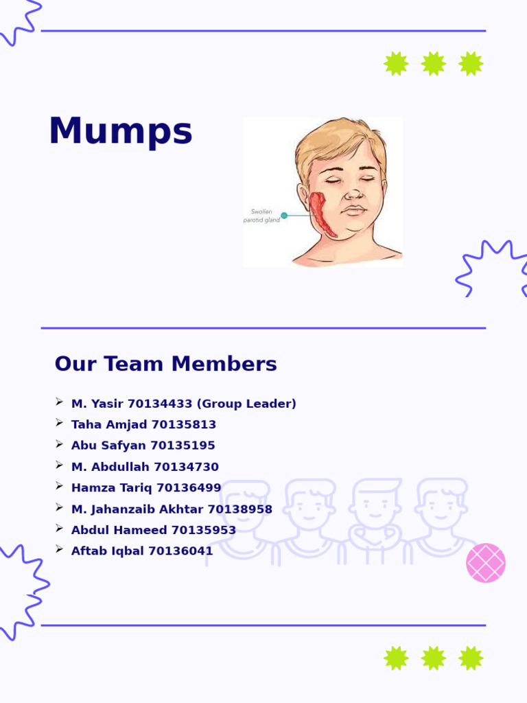 Mumps Disease | PDF