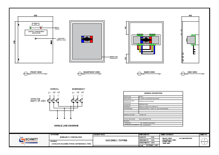 Shop Drawing - ATS Panel | PDF