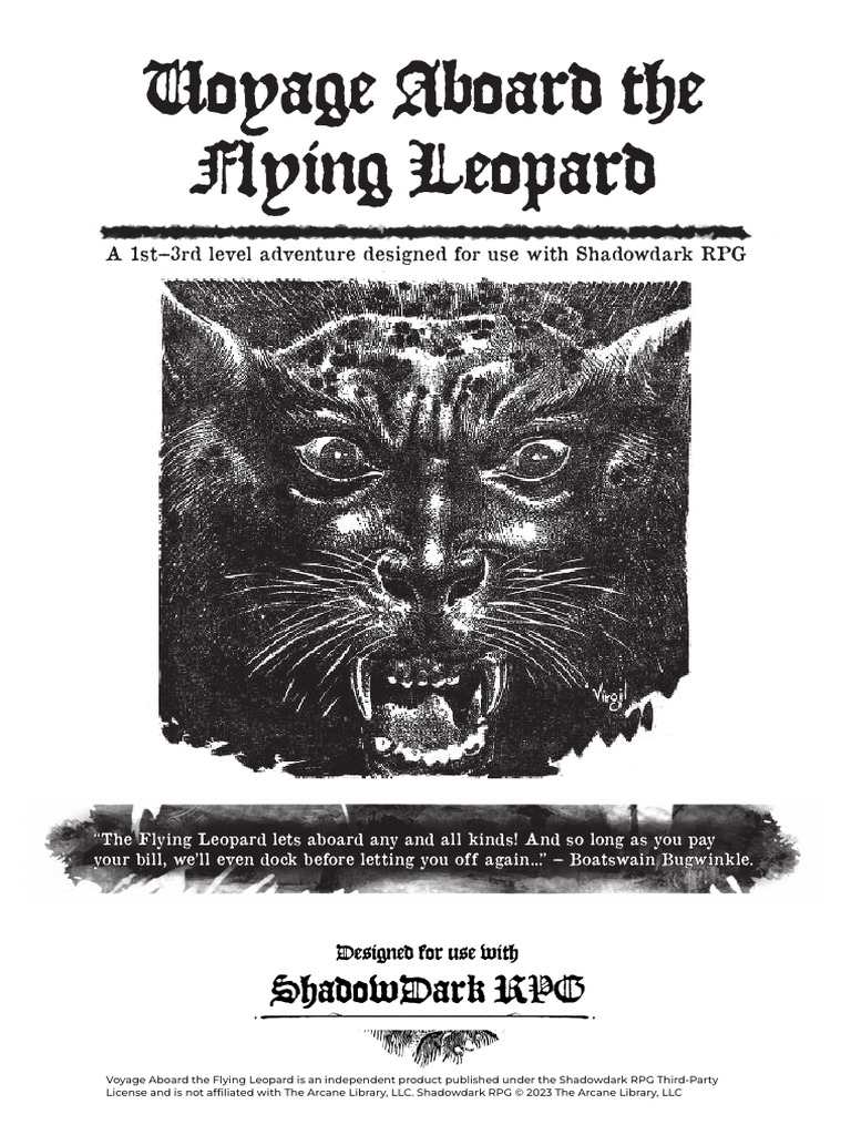 Voyage Aboard The Flying Leopard | PDF