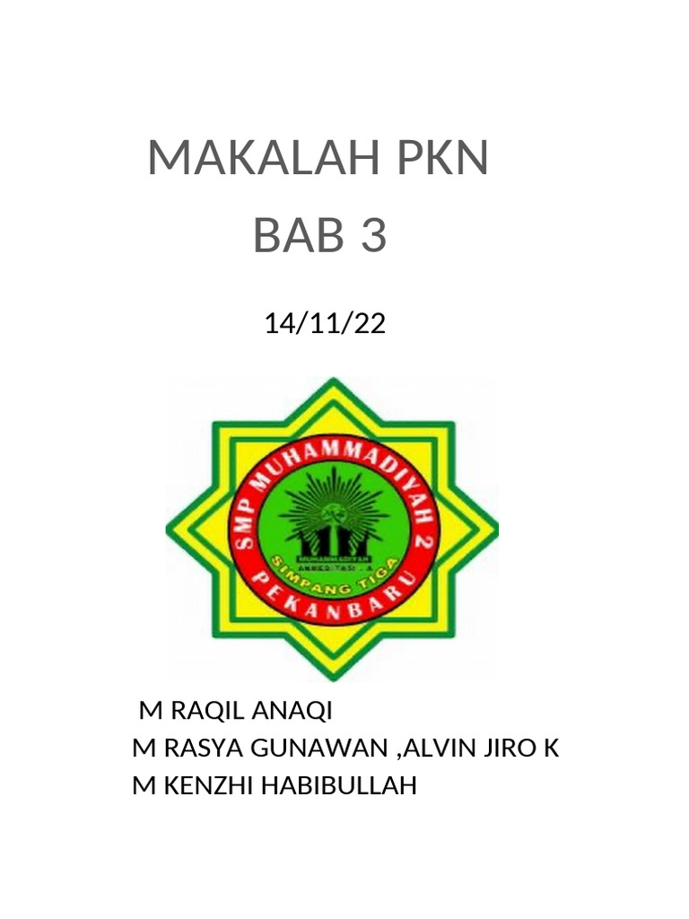Makalah PKN | PDF
