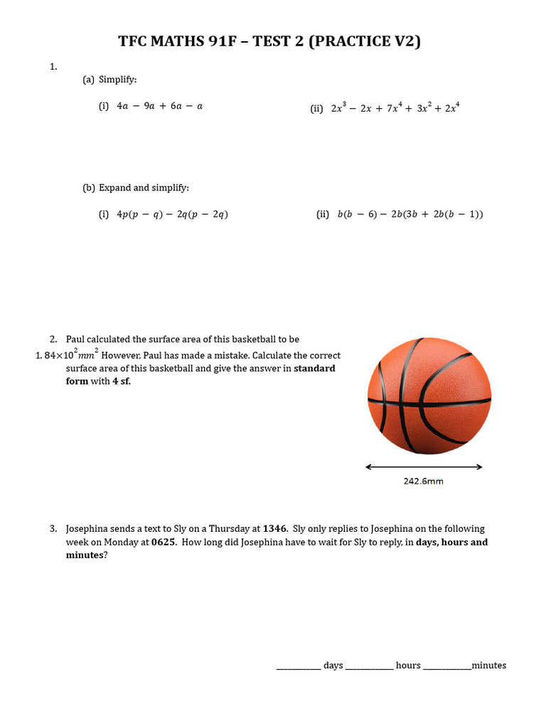 Test 2 - Practice v2 (1) | PDF