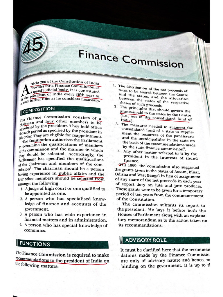 Finance Commission | PDF