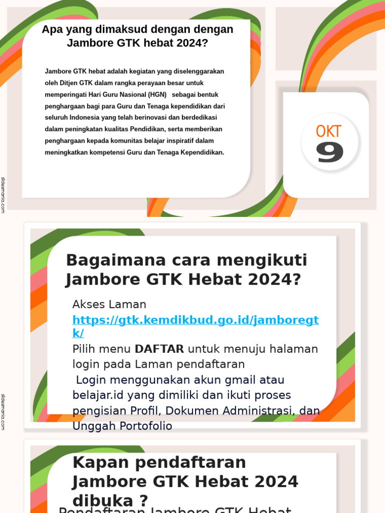 Jambore GTK 2024 | PDF