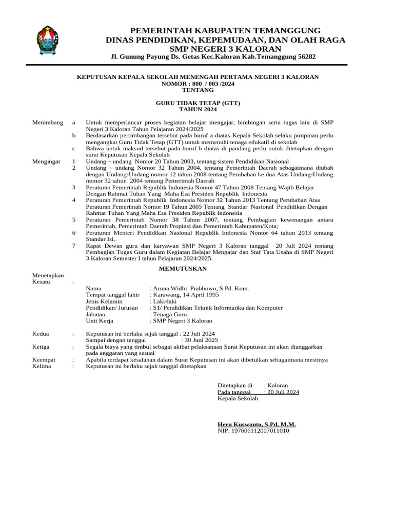 SK GTT 2023 2024 | PDF