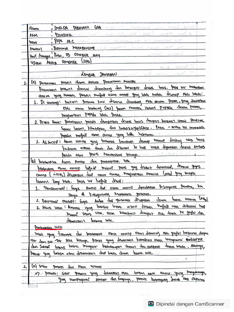 Biometab Imelda Febriani Gea Pspk22c | PDF