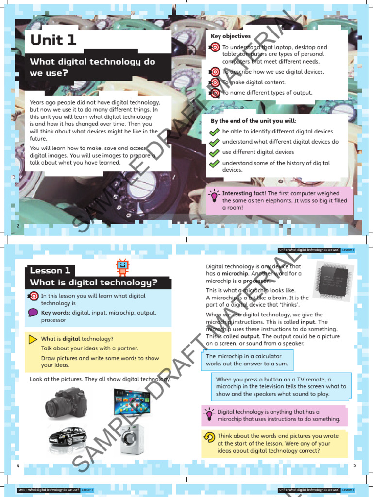 Inspire Computing Year1 Sample | PDF