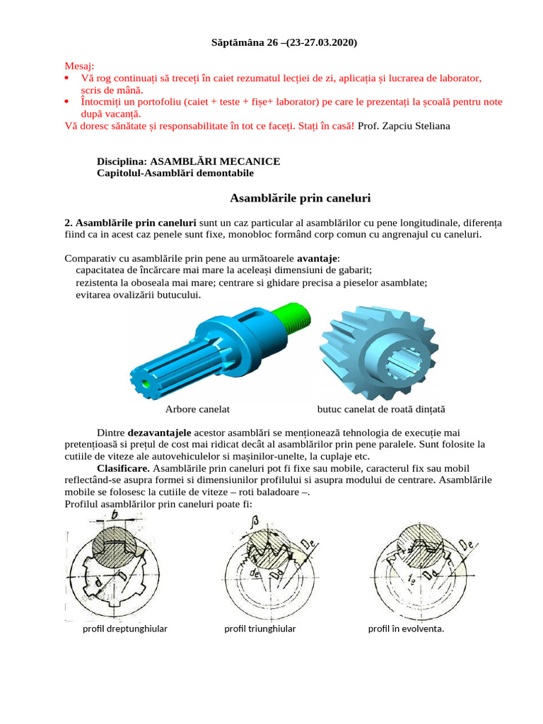 Asamblari Mecanice XB S26 Zapciu | PDF