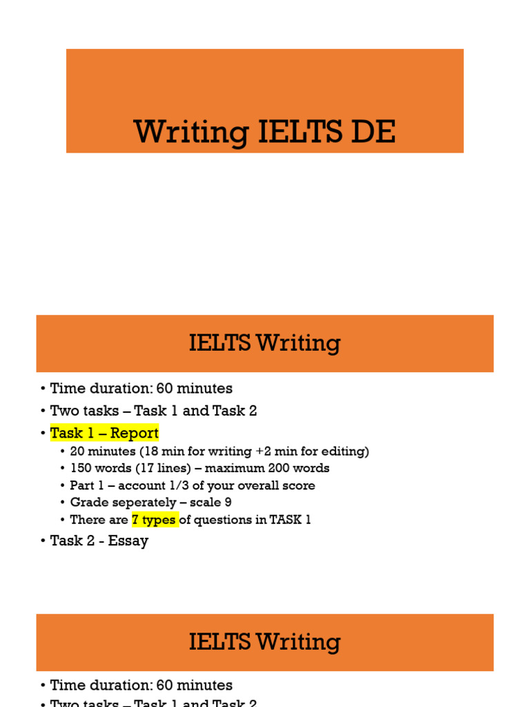 Writing IELTS DE 04 - Pie - Student | PDF