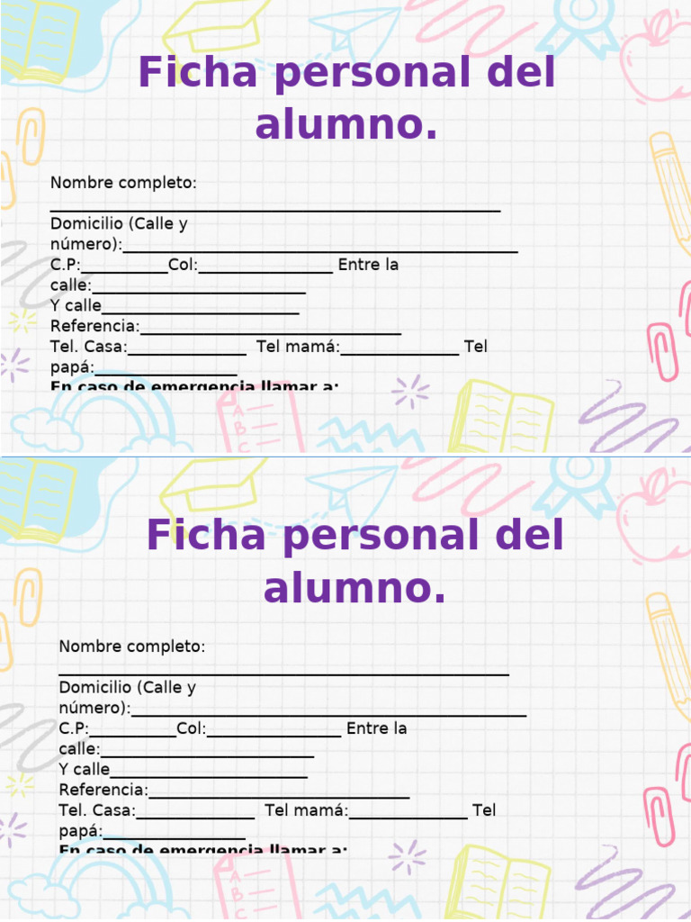 ficha personal[ | PDF