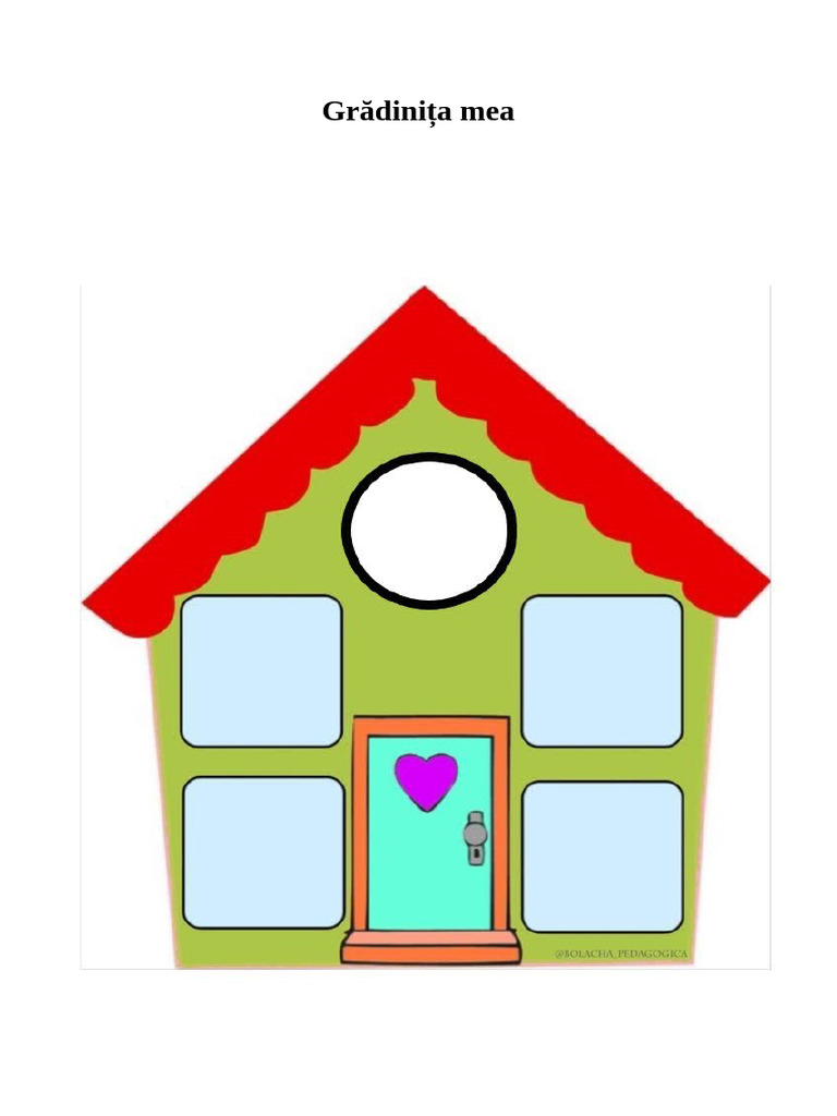 Grădinița Mea | PDF