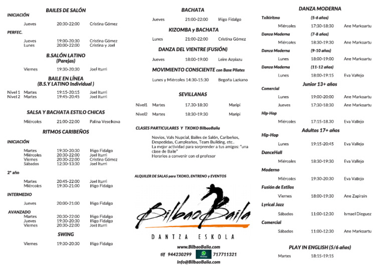 Horarios 2022 2023 | PDF