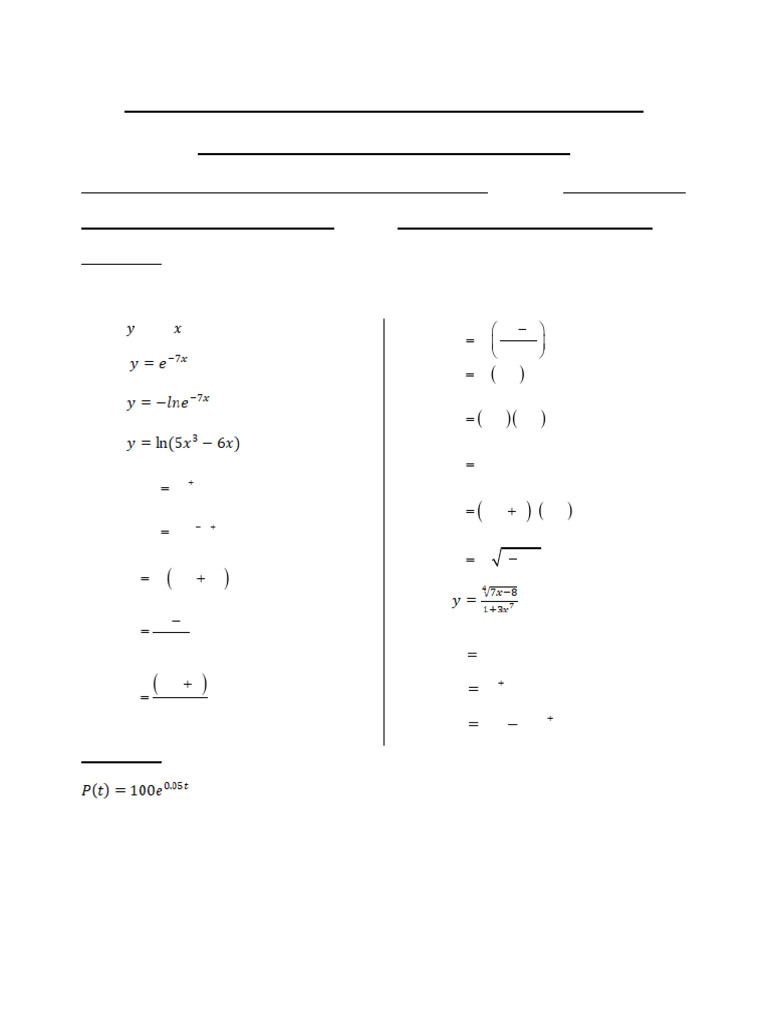 Worksheet #3 MAT 1045 Adjusted | PDF