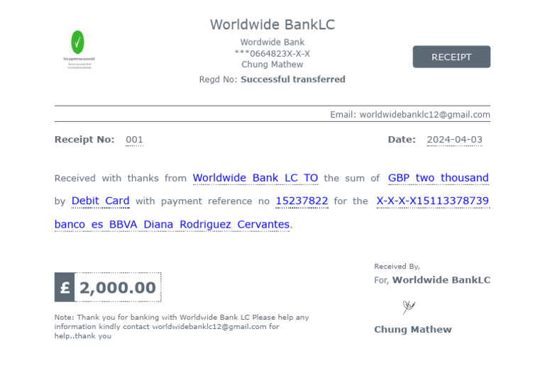 Receipt 6 | PDF