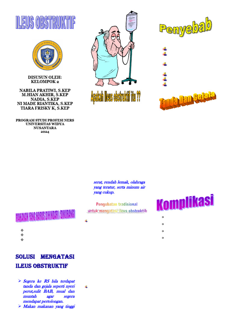 Leaflet Ileus Obstruktif | PDF