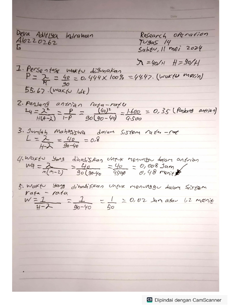 Tugas Research Operasi | PDF