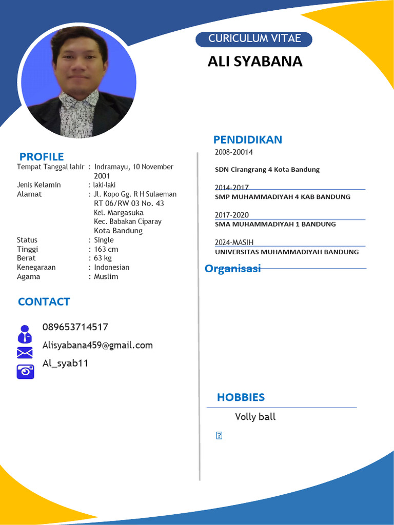 CV Ali Syabana | PDF