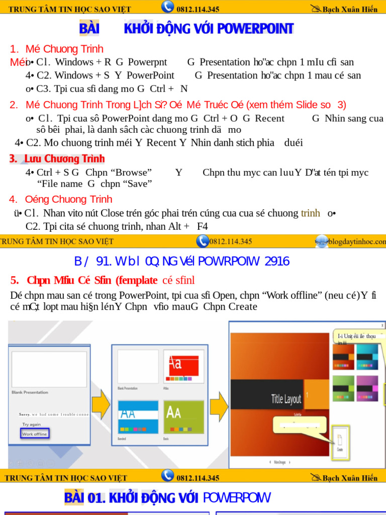 Giao Trinh Powerpoint | PDF