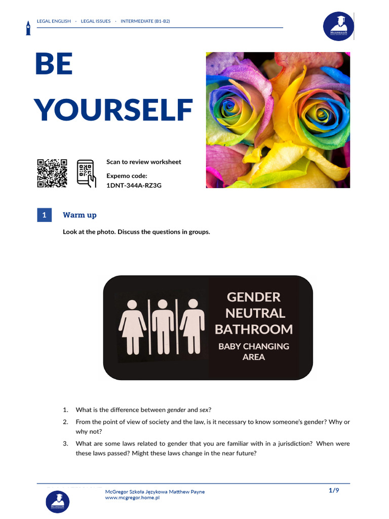 Be Yourself British English Teacher | PDF