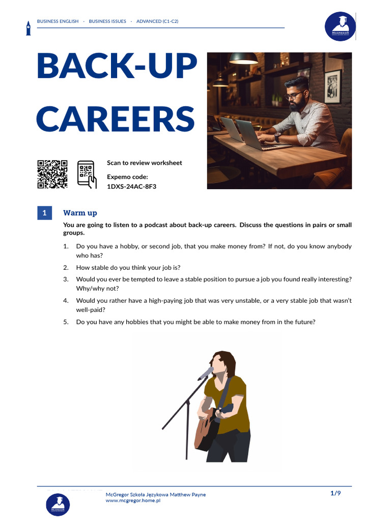 Back Up Careers British English Student | PDF