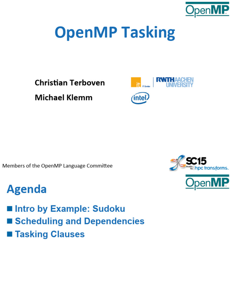 sc15-openmp-CT-MK-tasking | PDF