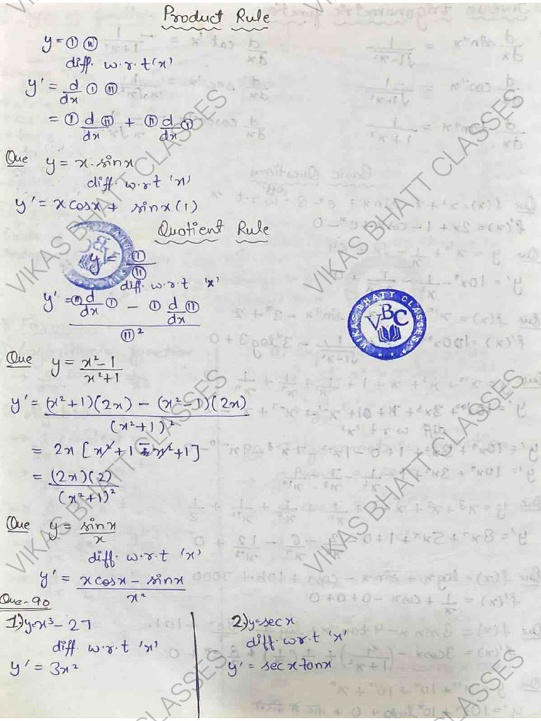 Derivatives examples - 1 | PDF