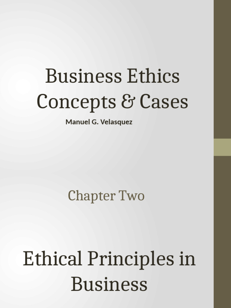 Buiness Ethics Chap 2 (Lecture 4) 07.10.2024 | PDF | Justice | Crime & Violence