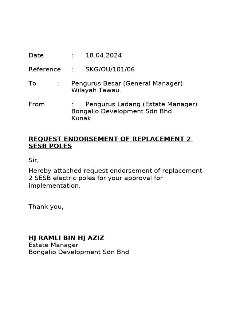 Cover Letter To GM | PDF