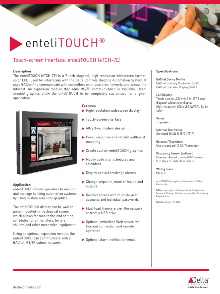 eTCH-7E Catalog Sheet | PDF