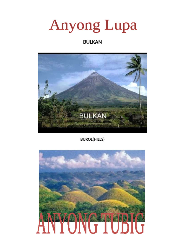 anyong tubig-anyong lupa | PDF