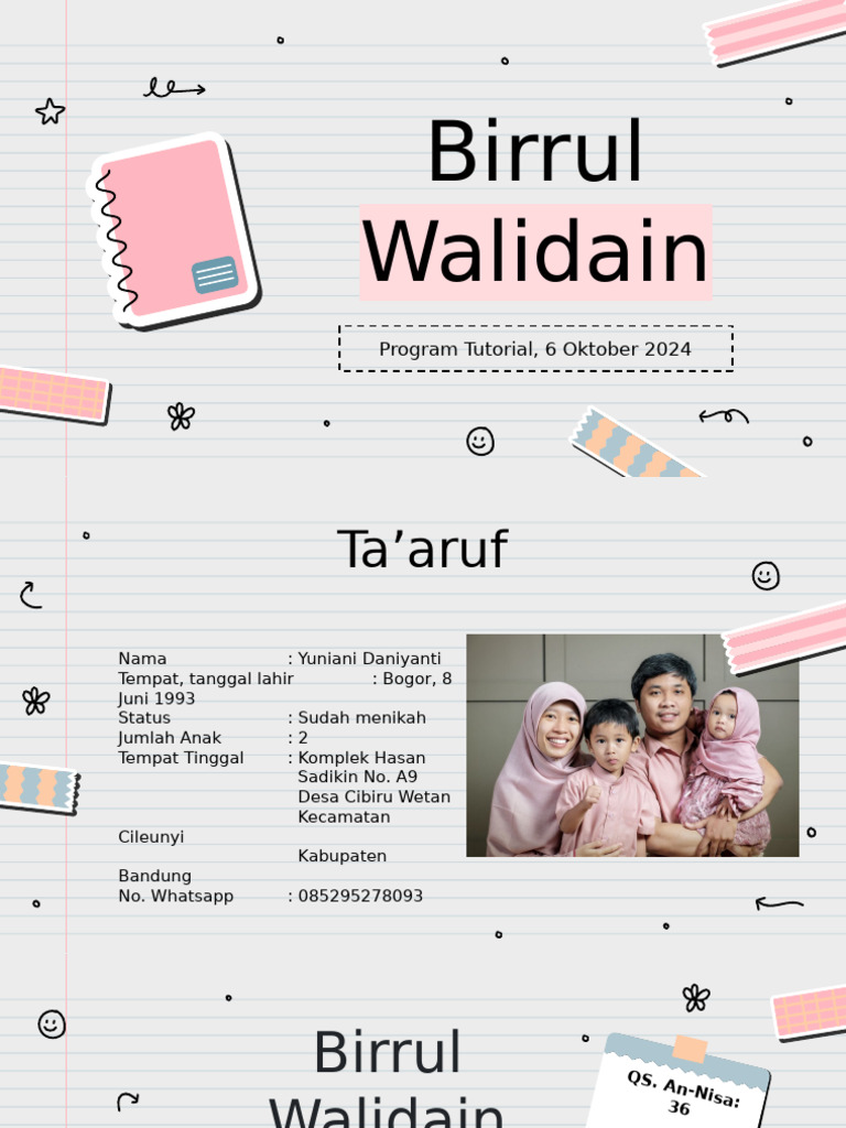 Birrul Walidain Tutorial 6 Okt 2024 | PDF