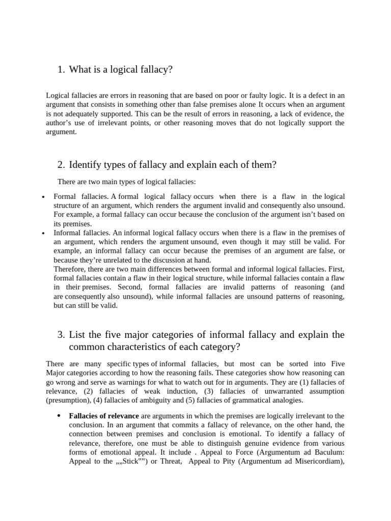 Logic Assignment | PDF